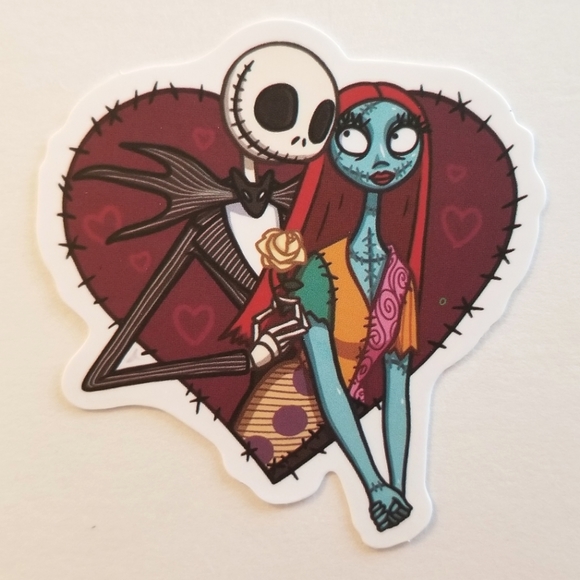 Design | 110 Nightmare Before Christmas Jack Sally Sticker | Poshmark